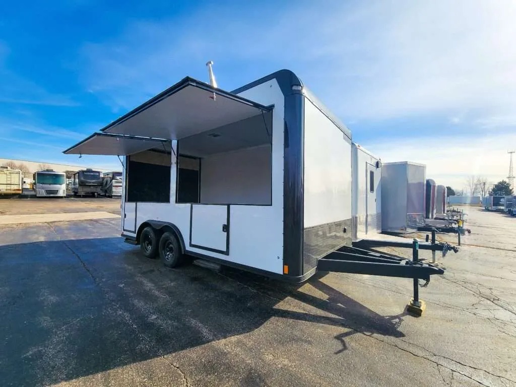 Rugged math of a Titanium Axle Design Enclosed Trailer that travels ...